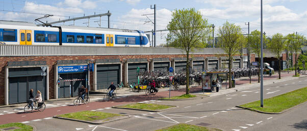 Station Vaartsche Rijn: grotere fietsenstalling | gemeente Utrecht